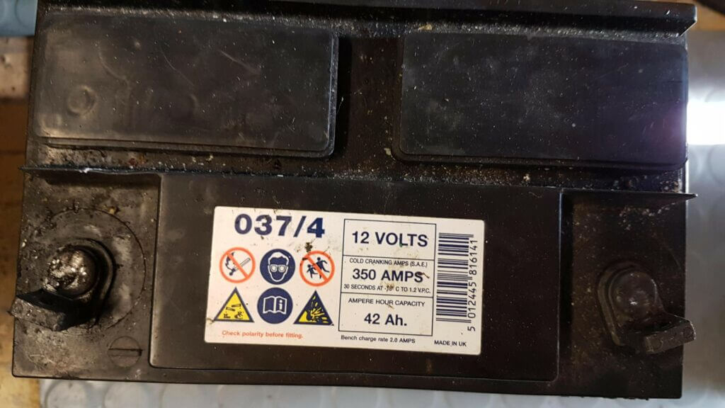 Battery on standard cars