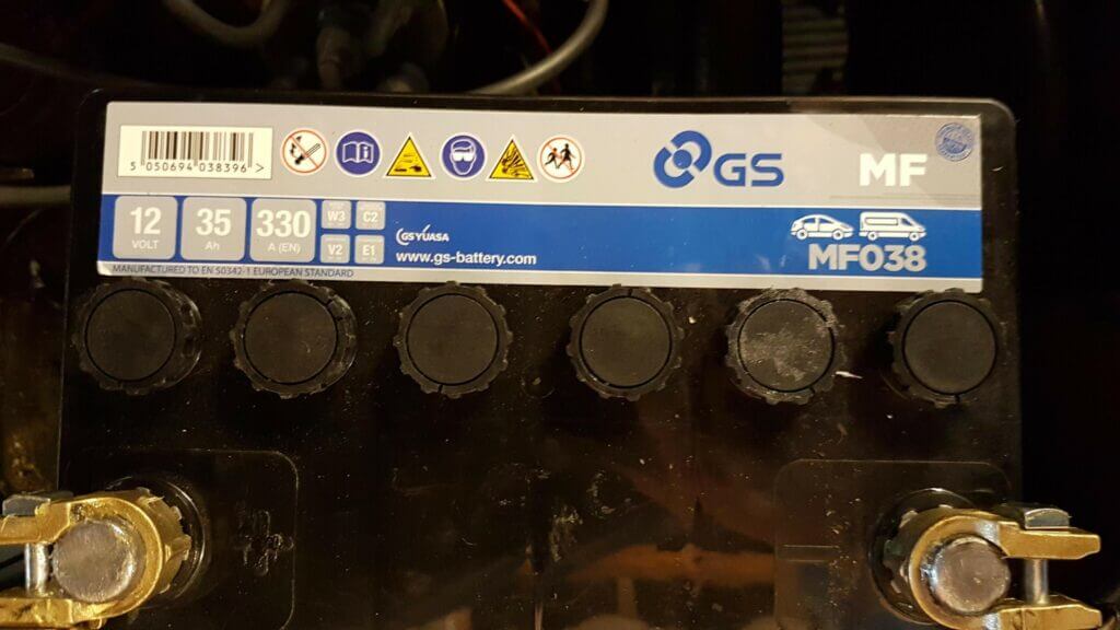 Battery on standard cars